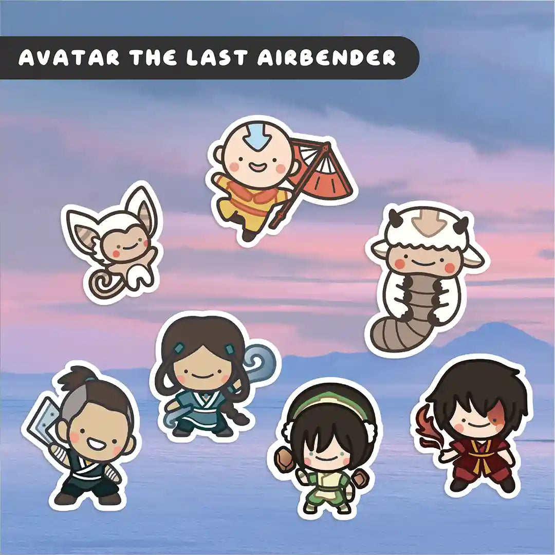 Avatar: The Last Airbender Stickers – The Owl Duo