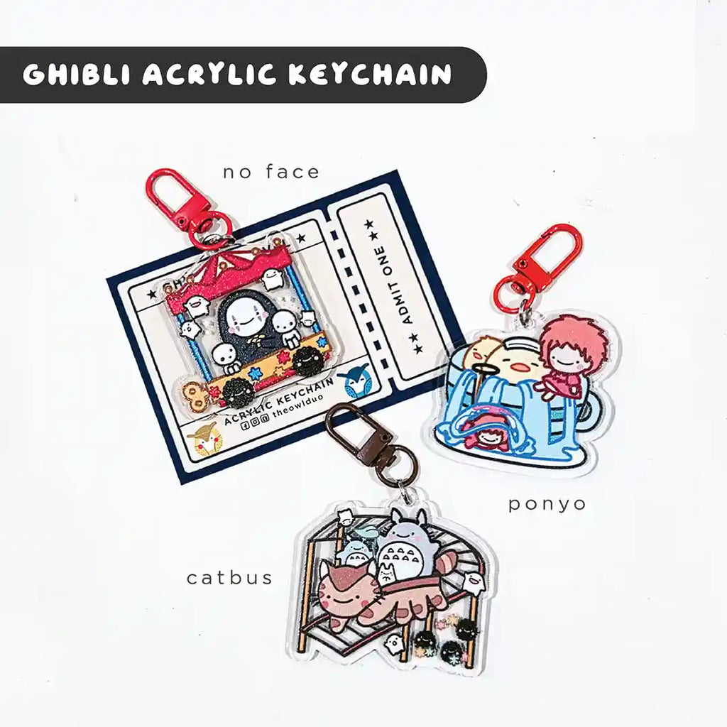 Studio Ghibli Keychains – The Owl Duo